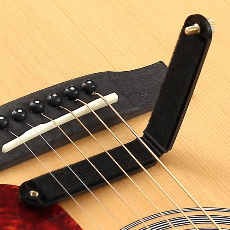 Amortisseur Cordes Universel - Mute Guitare, Basse & Ukulélé